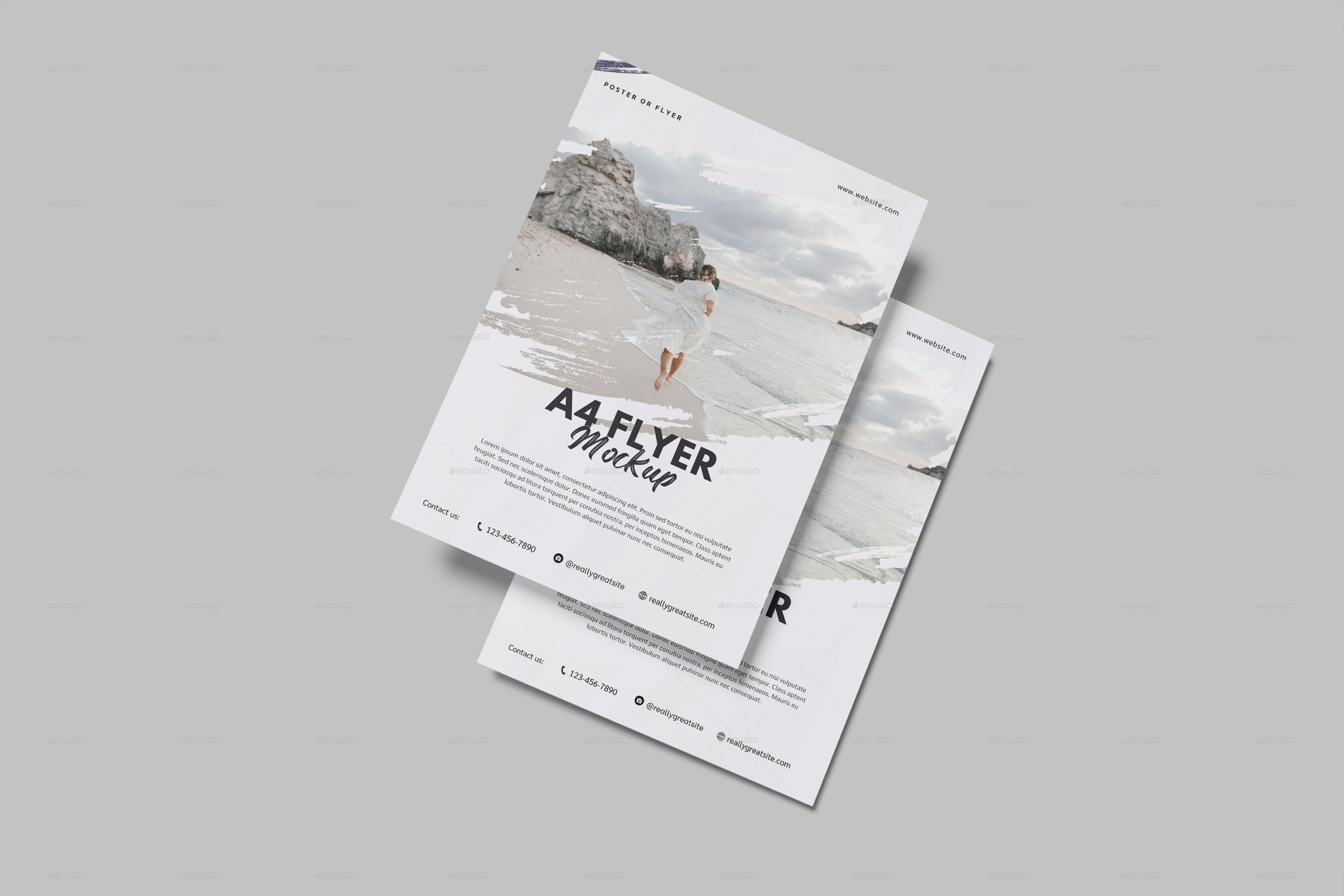 A4 Flyer Mockup, Graphics | GraphicRiver